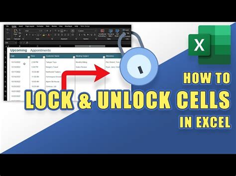 Lock And Unlock A Specific Cell In Excel Youtube How To Lock Cells In