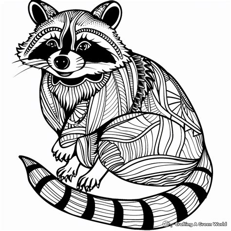 Raccoon Coloring Page Raccoon Coloring Page Free Printable Coloring
