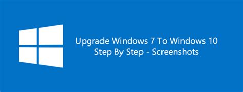Step By Step Upgrade Process From Windows To Windows