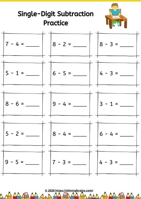 Addition And Subtraction Worksheet Worksheets For Addition And