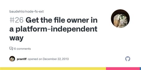 get the file owner in a platform independent way · issue 26 · baudehlo