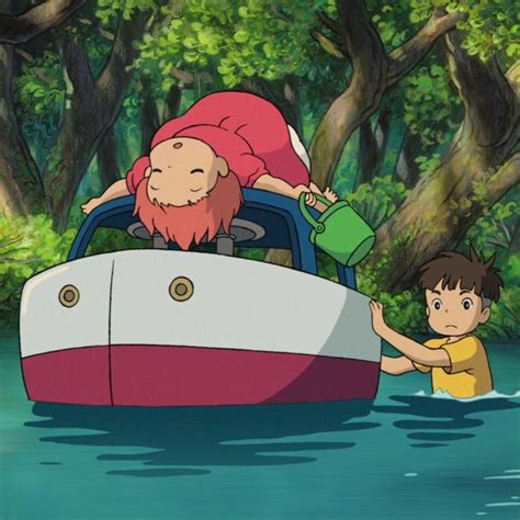 Movie Ponyo Ponyo Running Ponyos Dad Fanart Ponyo And Sisters