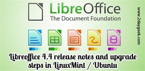 Libreoffice Release Notes And Upgrade Steps In Linux