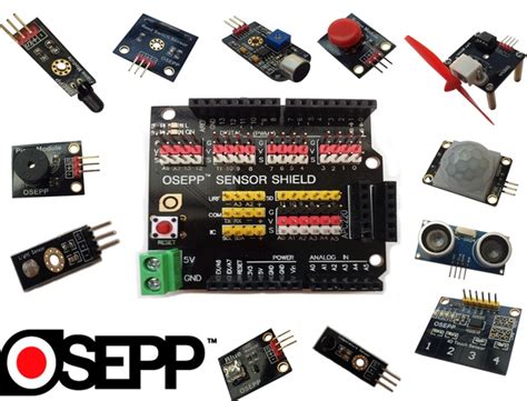 osepp 101 sensor kit arduino compatible and production ready on
