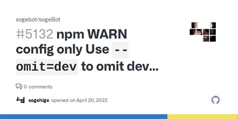 Npm Warn Config Only Use ` Omitdev` To Omit Dev Dependencies From The