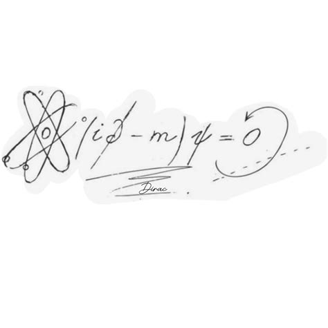 Pin De Esteban Heredia En Tattoo Ecuación De Dirac Ecuaciones Dirac