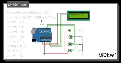 Password Verification Wokwi Esp32 Stm32 Arduino Simulator