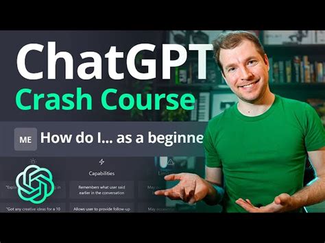 Chatgpt Tutorial A Crash Course On Chat Gpt For Beginners Video