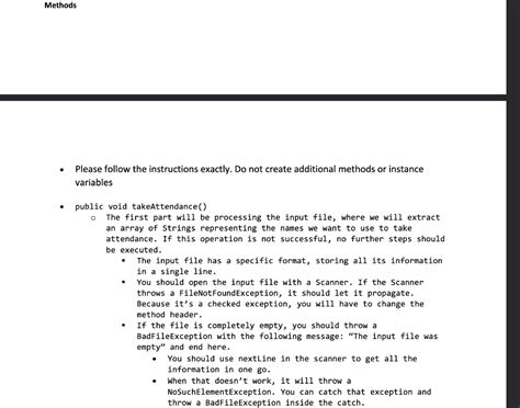 Solution Description Part 1 Exceptions Create