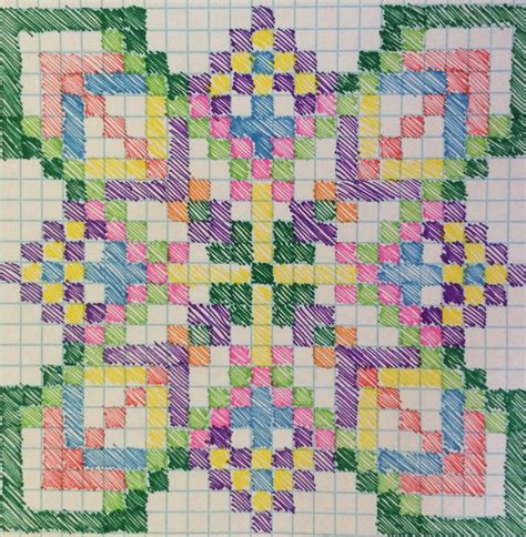 Graph Paper Art Patterns Pattern Making Tips