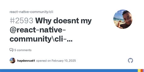 Why Doesnt My React Native Communitycli Platform Android Package