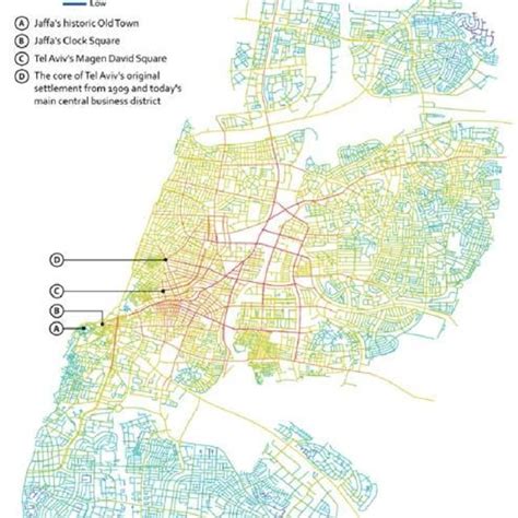 Normalised Angular Integration Nain Analyses Of Jaffa And Tel Aviv