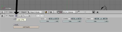 blender logic action