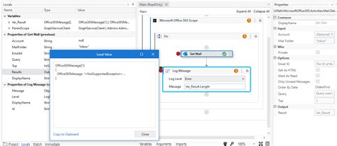 Office Message Office Message With Windows Version Community UiPath