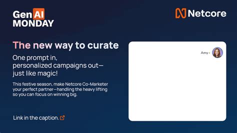 Netcore Cloud On Linkedin Festivemarketing Aiinmarketing Personalization Netcorecomarketer…
