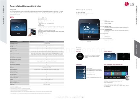 Lg Deluxe Wired Remote Controller Premta201 Tt Air Engineering