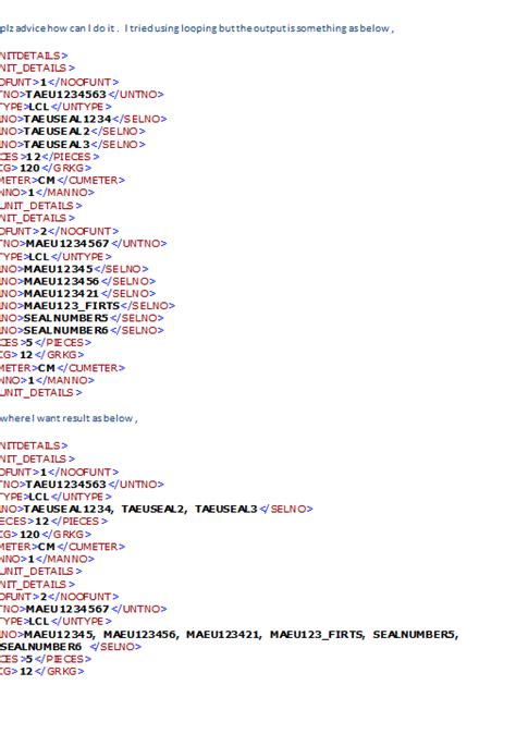 Biztalk String Concatenate In Mapping Of Nested Looping Record To One Element Of Dest Node