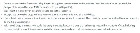 Solved Create An Executable Flowchart Using Raptor To Chegg