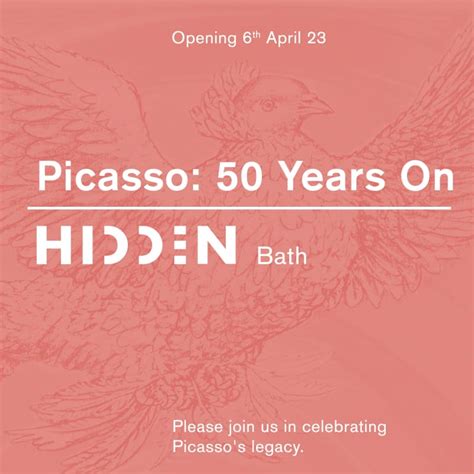 Event Pablo Picasso 50 Years On At Hidden Gallery Bath