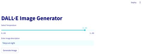 【langchain】dall・eが生成した画像を出力するstreamlitアプリ Ninth Code