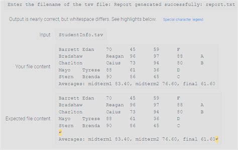 Solved I Cant Figure Out Where The White Space Error