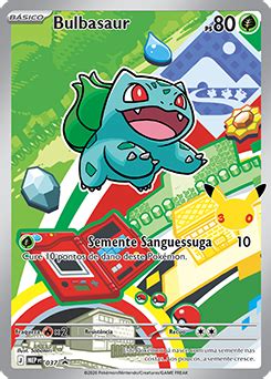 Bulbasaur 151 Banco De Dados De Cards Do Estampas Ilustradas