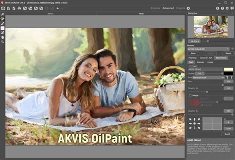 Add Text Or Watermark To Your Oil Painting In AKVIS OilPaint
