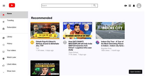 Youtube Clone Codesandbox