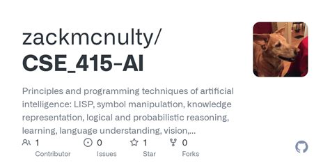 GitHub Zackmcnulty CSE AI Principles And Programming Techniques Of Artificial