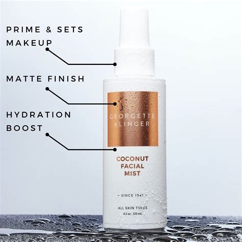 Georgette Klinger Coconut Facial Mist Spray Hidratante De Larga