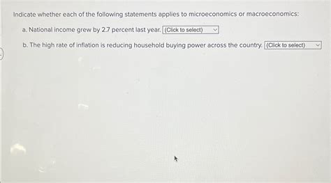 Solved Indicate whether each of the following statements | Chegg.com