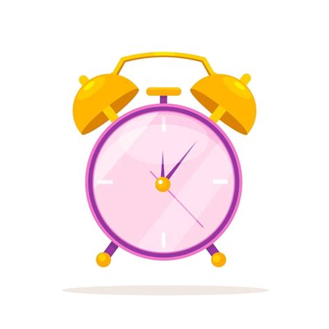 Premium Vector Alarm Clock Concept Vector Illustration