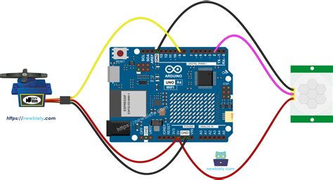 Arduino Uno R4 Motion Sensor Servo Motor Arduino Uno R4 Tutorial