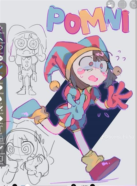 The Amazing Digital Circus Pomni Art Tutoriel De Dessin Dessin De