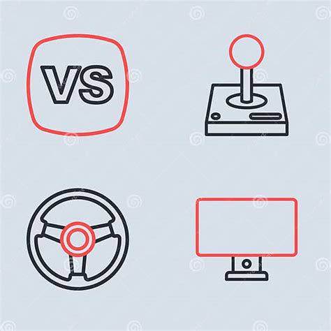 Set Line Joystick For Arcade Machine Racing Simulator Computer