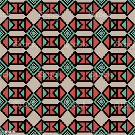부족 기하학적 추상 여러 가지 빛깔의 패턴 보헤미안 테마 0명에 대한 스톡 벡터 아트 및 기타 이미지 0명 모던 양식 모양 Istock