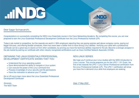 Ndg Linux Essent Certificate 1 Pdf