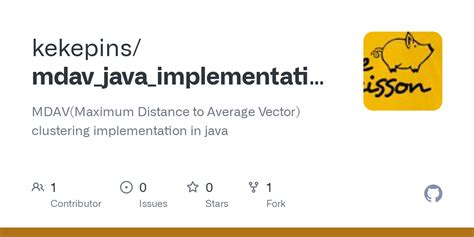Github Kekepinsmdavjavaimplementation Mdavmaximum Distance To Average Vector Clustering