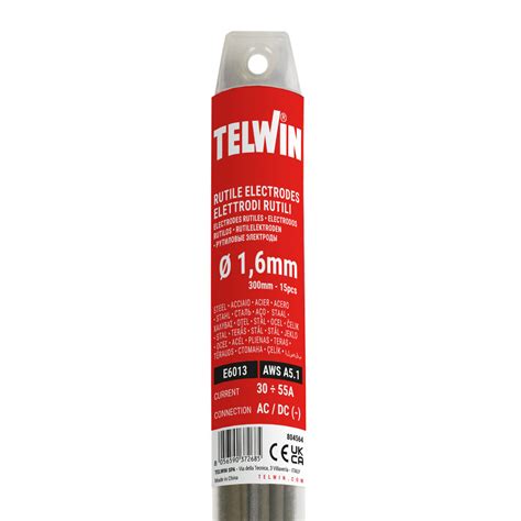 Rutile Electrodes D 1 6 Mm 15 Pcs Telwin