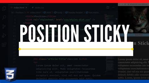 Cómo Se Usa Y Por Qué No Funciona Position Sticky Curso De Css Básico