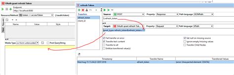 Rest How To Use Property Transfer To Pass Refreshtoken From Response To Request With