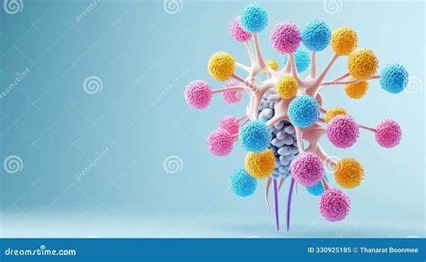 Explore A Vibrant 3D Render Illustrating The Structure And Function Of