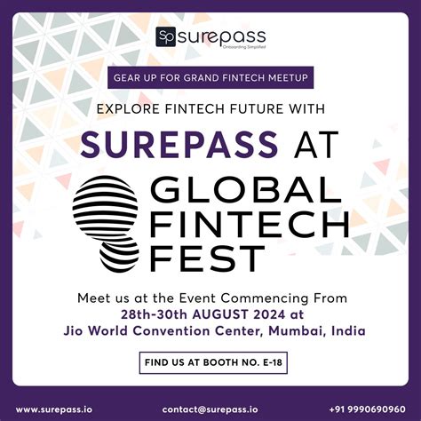 Surepass Technologies On Linkedin Globalfintechfest2024 Fintech