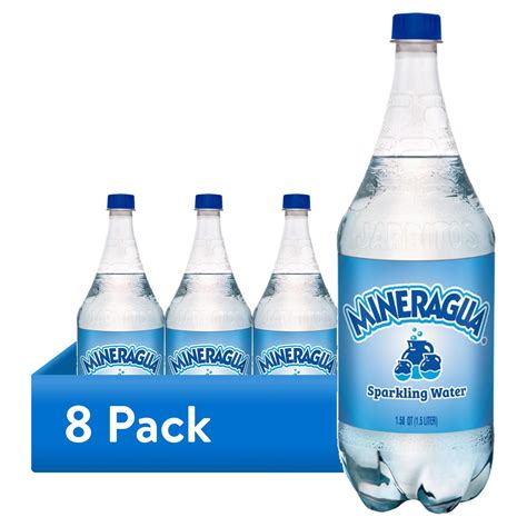 8 Pack Jarritos Mineragua Sparkling Water 158 Qt