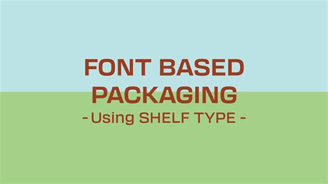 Font Packaging Behance