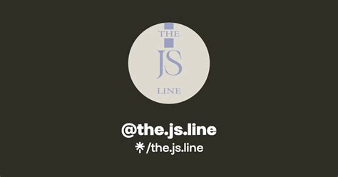 The Js Line Instagram Tiktok Linktree