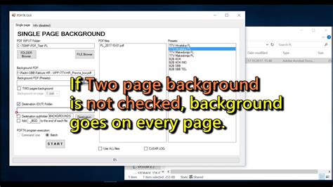 Pdftk Gui How To Put Background On Pdf File Youtube