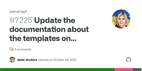Update The Documentation About The Templates On Learn Microsoft For