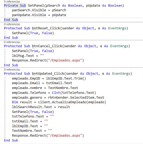 Ligth Knight Crud Wcf En Vbnet Parte Ii Aplicación Cliente Aspnet