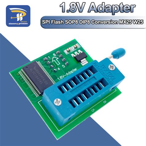 1 8v Adapter For Motherboard 1 8v Spi Flash Sop8 Dip8 W25 Mx25 Use On Programmers Tl866cs Tl866a